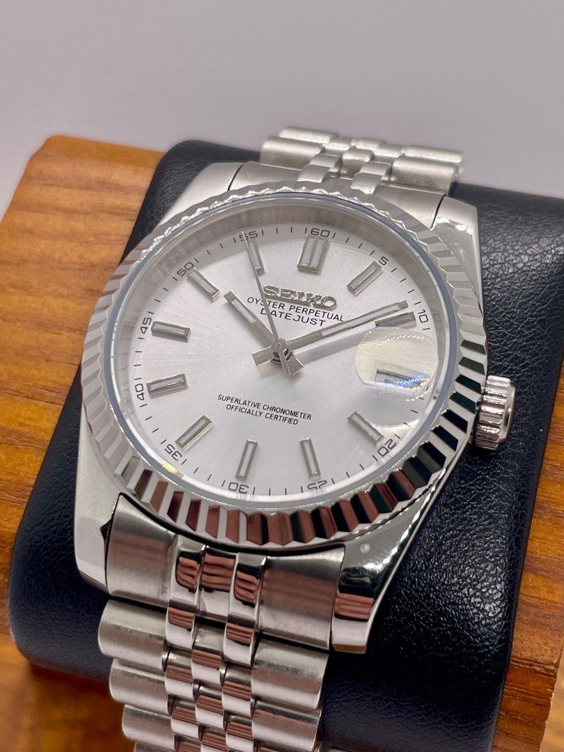 [PRE-ORDER] Seiko Custom Mod “Datejust Silver” 36mm/ 39mm case, Men's ...