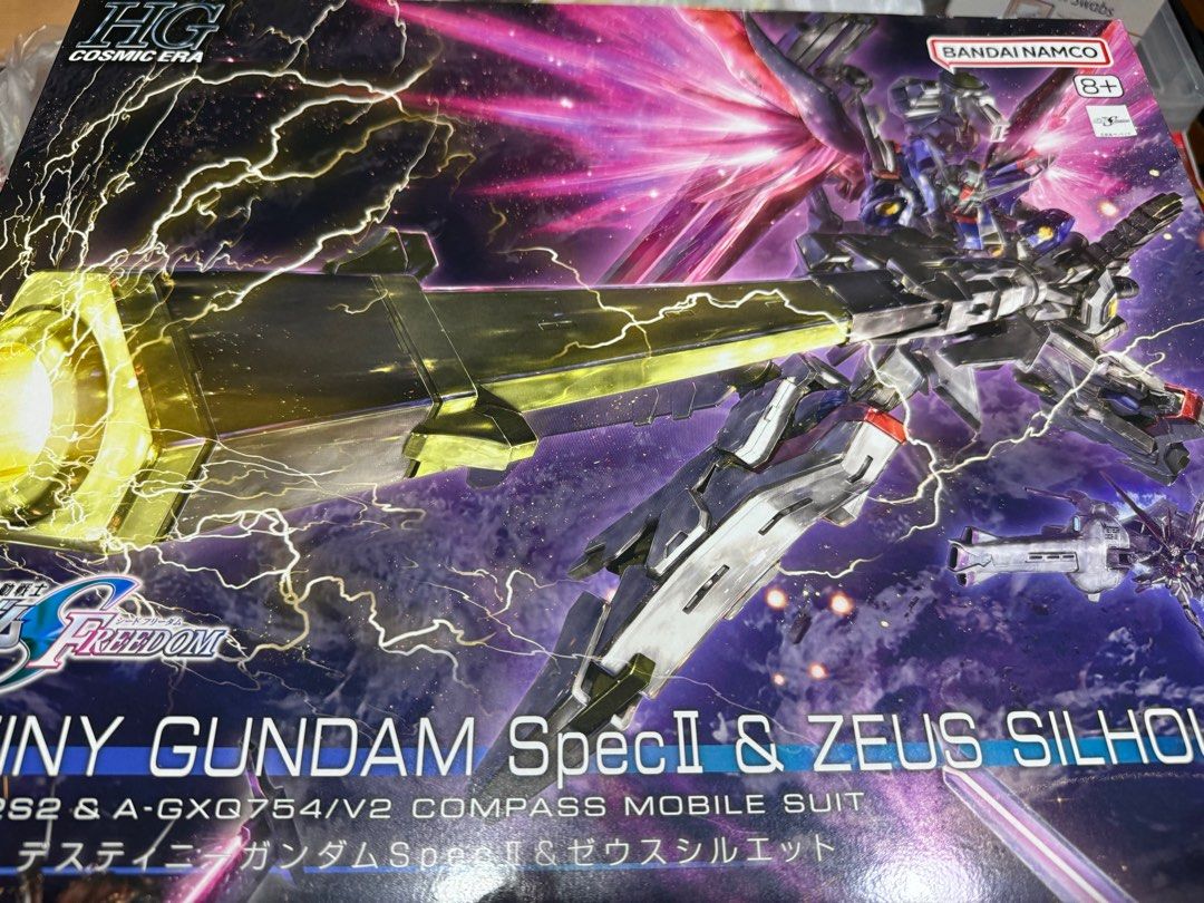 Selling HG Destiny Gundam Spec II & Zeus SIlhouette under gundam seed ...
