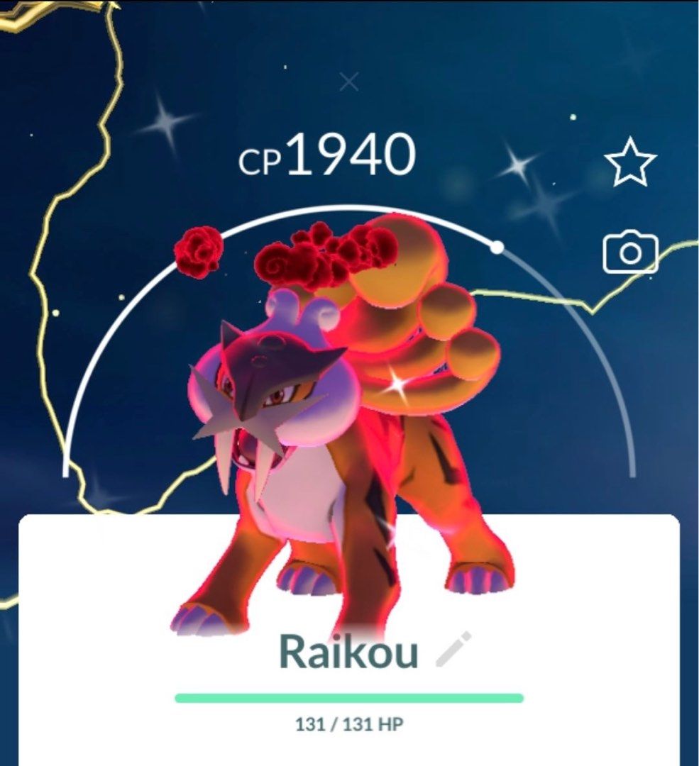 Shiny Dynamax Raikou Pokemon Go, Video Gaming, Gaming Accessories, In ...