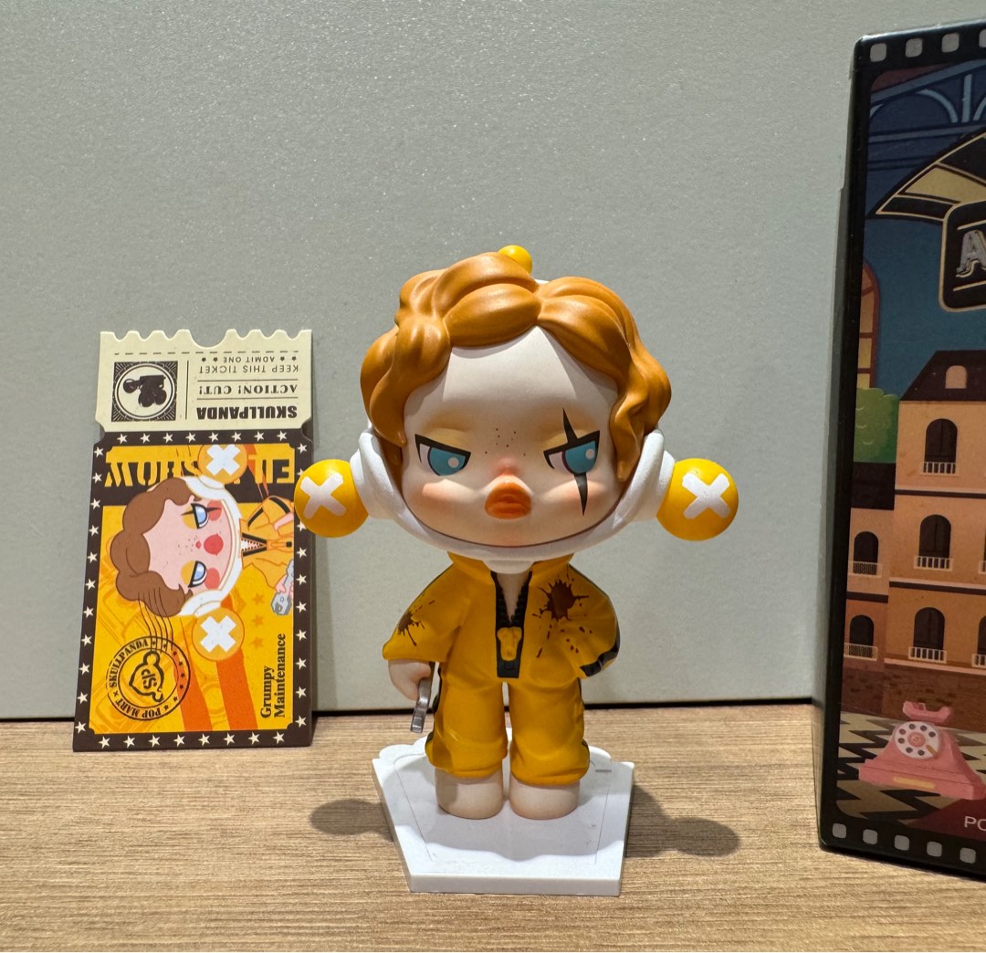 Skullpanda - Grumpy Maintenance (Pop Mart - Action! Cut! Series ...