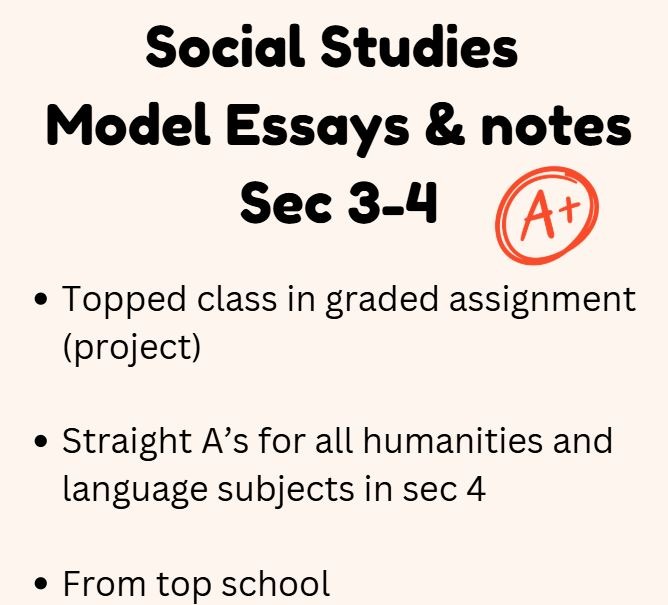 Social studies model essay compilation and notes (by top scorer ...
