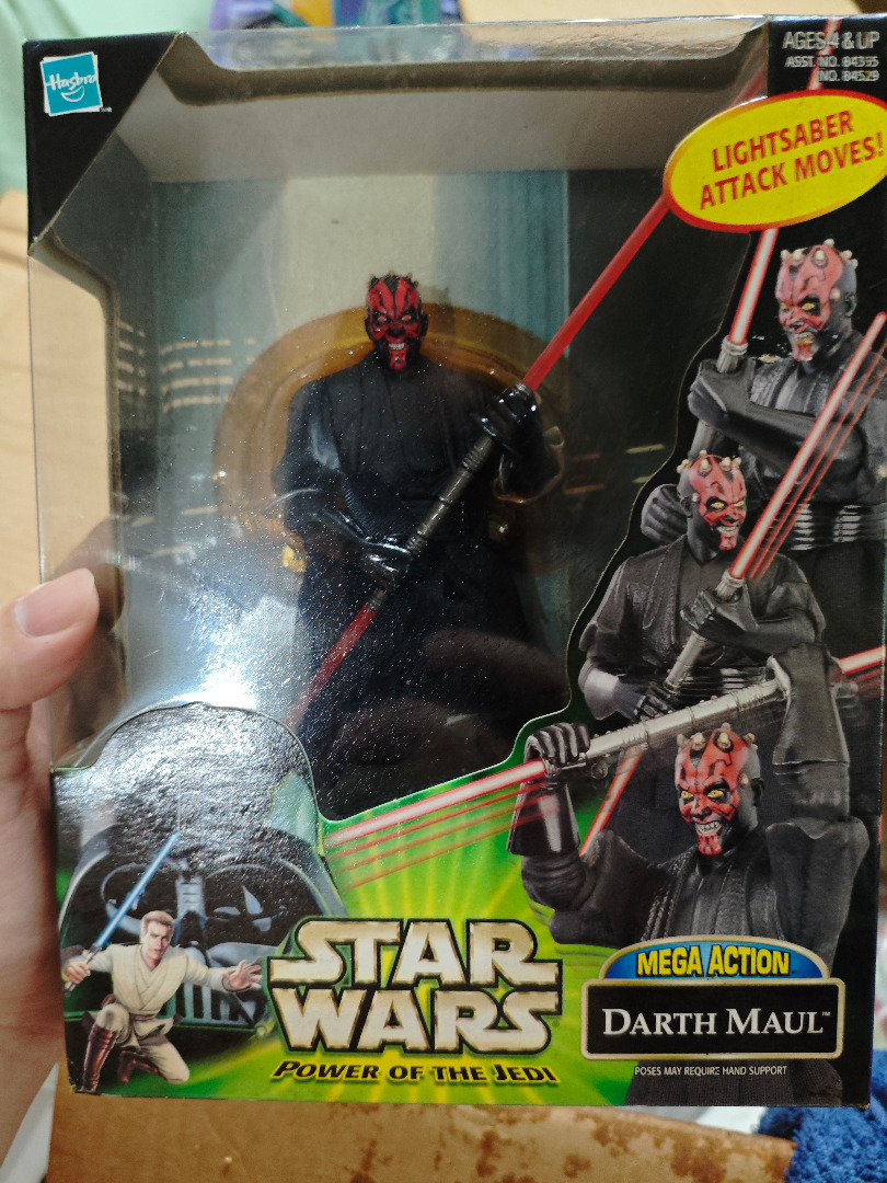 Star Wars Darth Maul Mega Action Power Of The Jedi Hasbro 2000, Hobbies ...