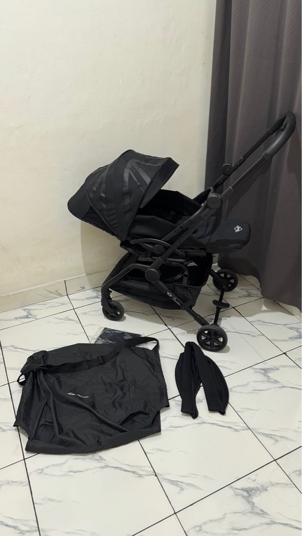 Stroller easywalker mini buggy turn all black limited edition, Bayi ...