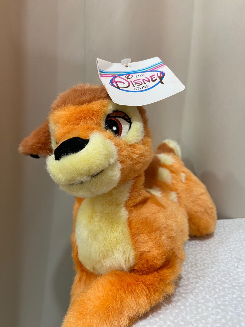 The Disney Store Bambi Plush, Hobbies & Toys, Toys & Games on Carousell