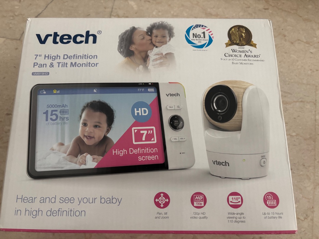 VTech 7 High Definition Monitor, Babies & Kids, Baby Monitors on Carousell