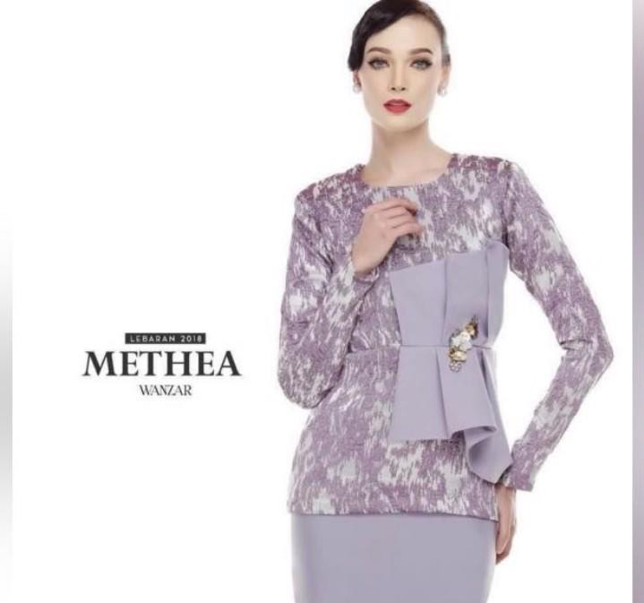 WANZAR MITHEA KURUNG, Women's Fashion, Muslimah Fashion, Baju Kurung ...