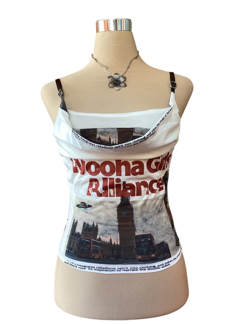 Wooha girls alliance top, Women's Fashion, Tops, Sleeveless on Carousell