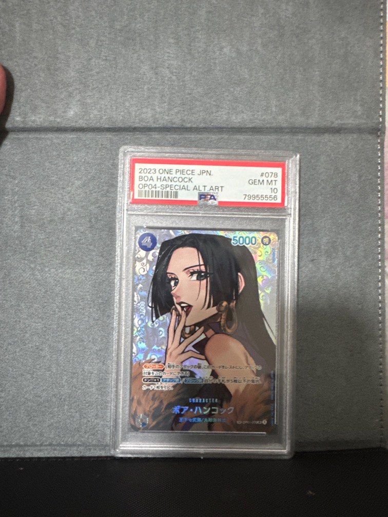 WTS One Piece TCG OP-04 Boa SP PSA 10, Hobbies & Toys, Toys & Games on ...