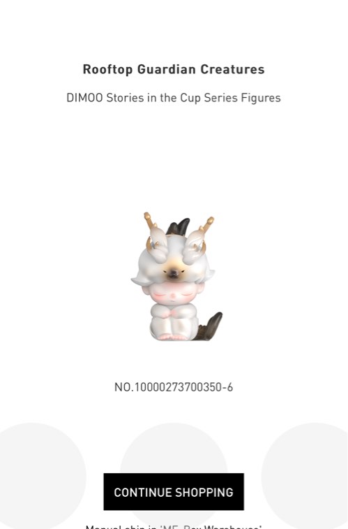WTS/WTT Dimoo Stories in the cup Rooftop Guardian, Hobbies & Toys, Toys ...