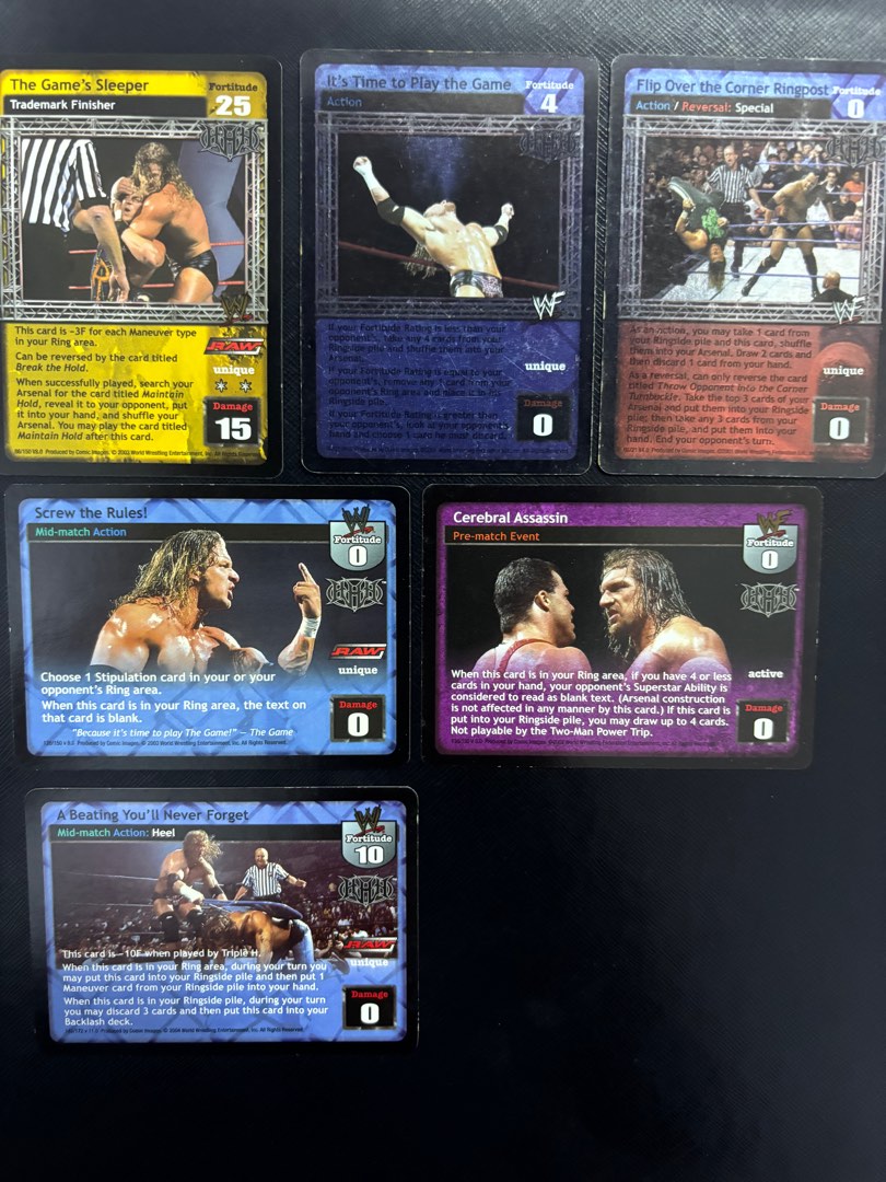 WWE WWF Raw Deal - Triple H Cards, Hobbies & Toys, Memorabilia ...