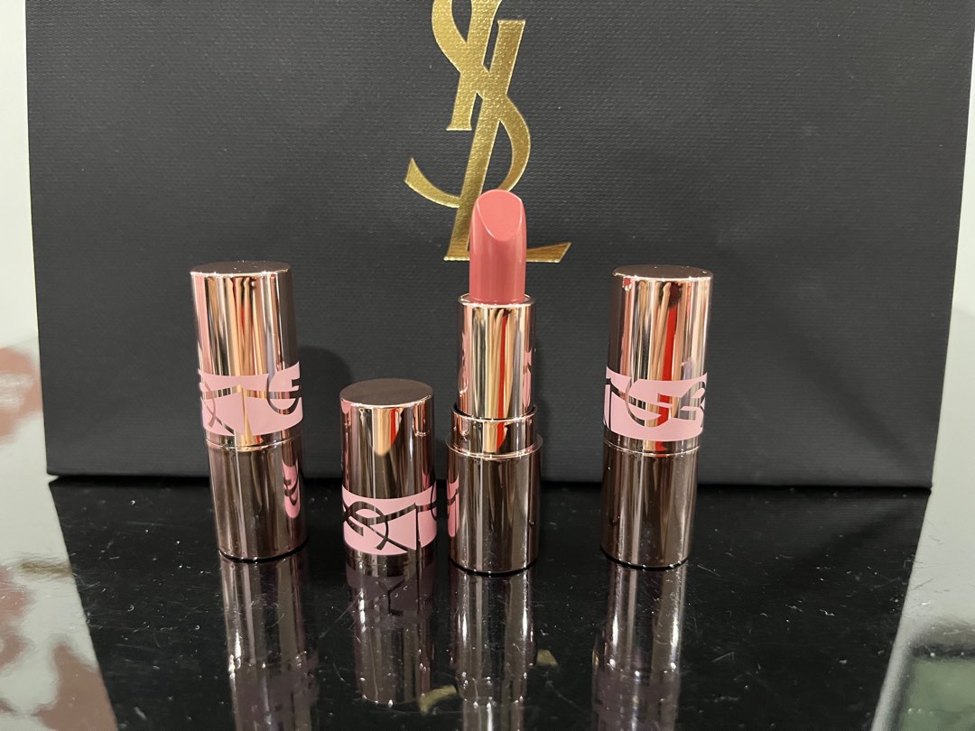YSL loveshine candy glow mini lipstick (shade 44b), Beauty & Personal ...