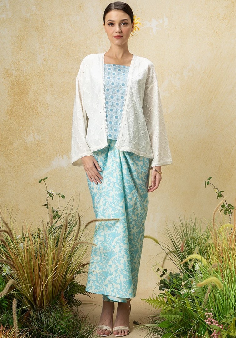 ZALIA BASICS - 3 PIECE NIYA BAJU KURUNG, Women's Fashion, Muslimah ...
