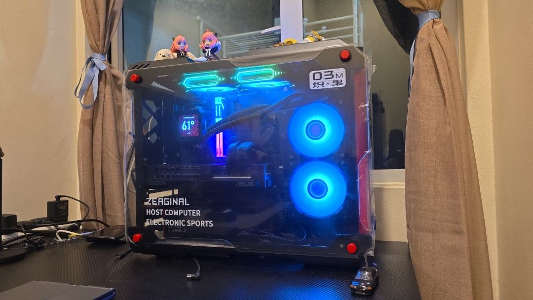 ZEAGINAL OPEN AIR MATX PC CASE, Computers & Tech, Parts & Accessories ...