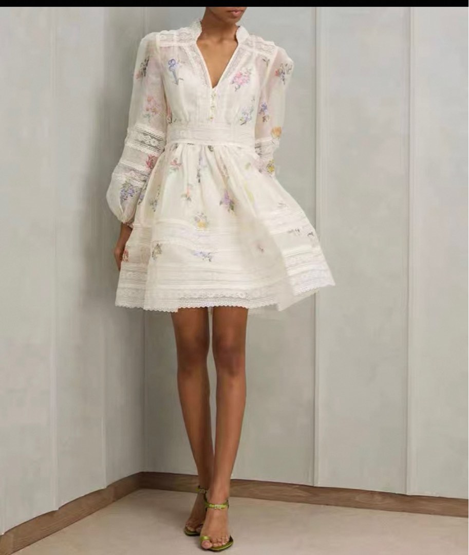 Zimmerman white dress, Women's Fashion, Dresses & Sets, Dresses on ...