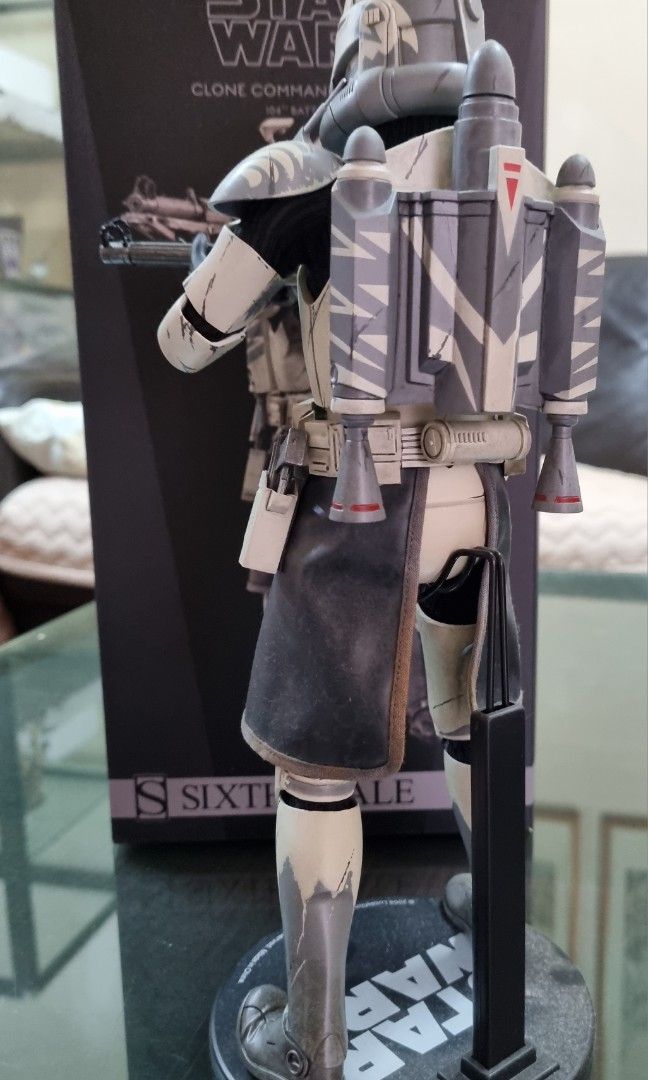 1/6 Sideshow HotToys Star Wars clone trooper Commander Wolffe, Fox ...