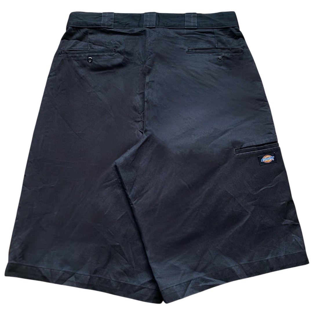 (2) Dickies Double Patch Logo (BLACK) Long Jorts, Men's Fashion ...