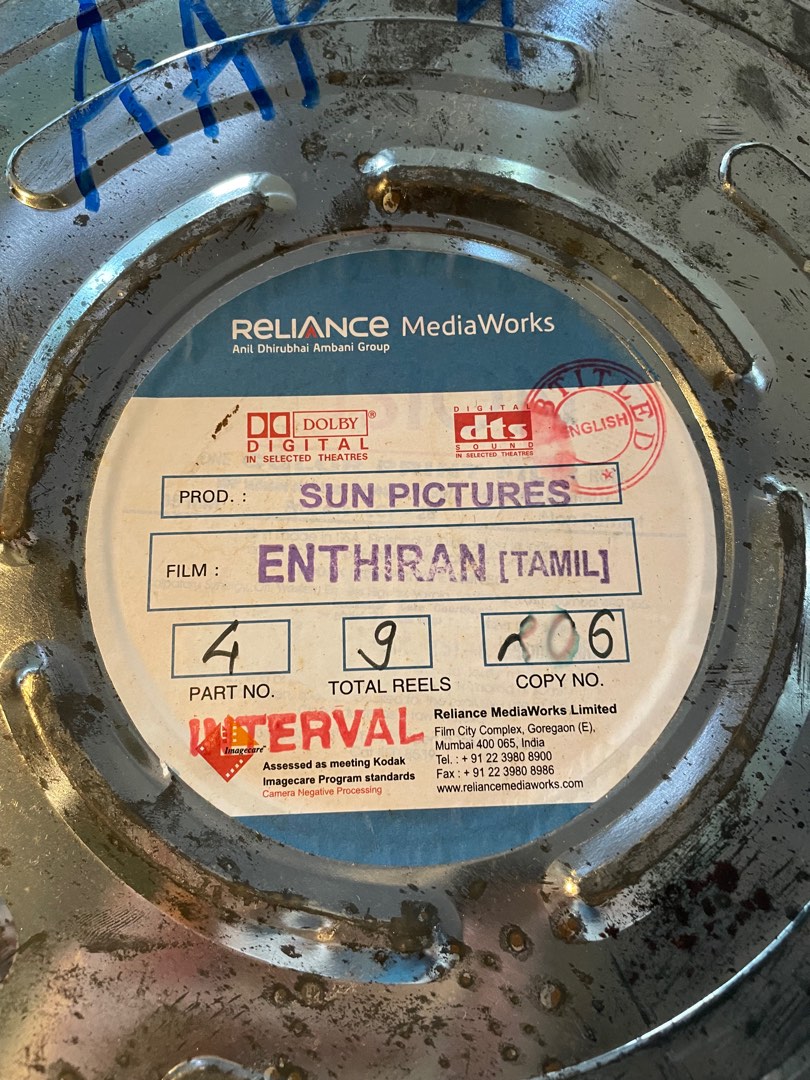 35mm Tamil film Enthiran Rajinikanth, Hobbies & Toys, Collectibles ...