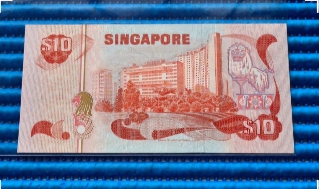 8H8T 883808 Singapore Bird Series $10 Note C/26 883808 Nice Prosperity ...