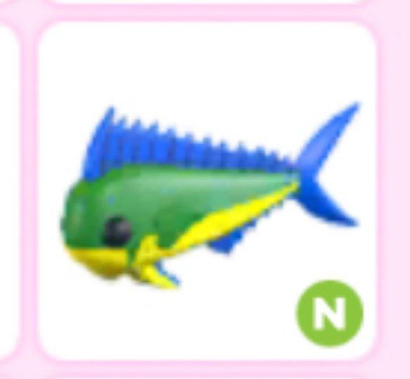 ADOPT ME NEON MAHI MAHI RM1, Hobbies & Toys, Toys & Games on Carousell