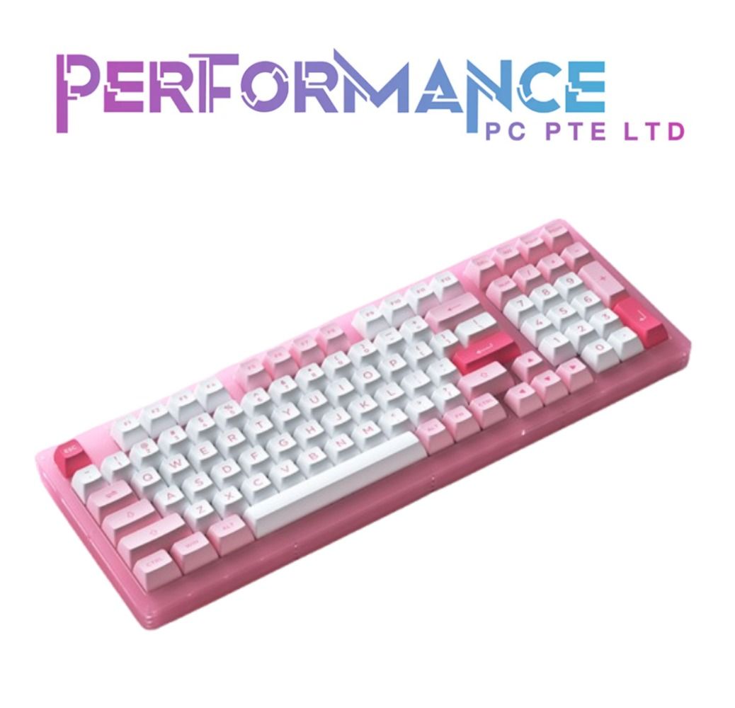 AKKO ACR98 MECHANICAL KEYBOARD PRUNUS LANNESIANA WITH AKKO JELLY PINK ...