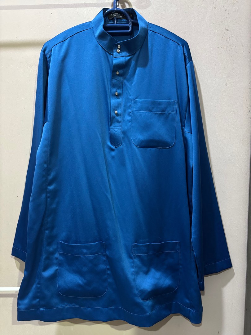 Baju Melayu Jakel x Aaron Aziz, Men's Fashion, Muslim Wear, Baju Melayu ...