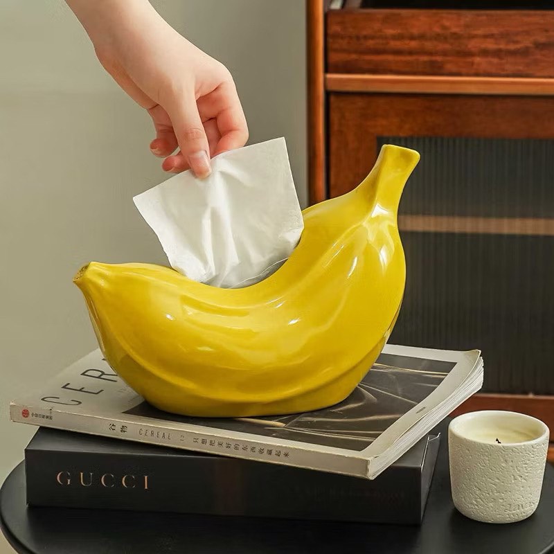 Banana Tissue Paper Dispenser, Furniture & Home Living, Home ...