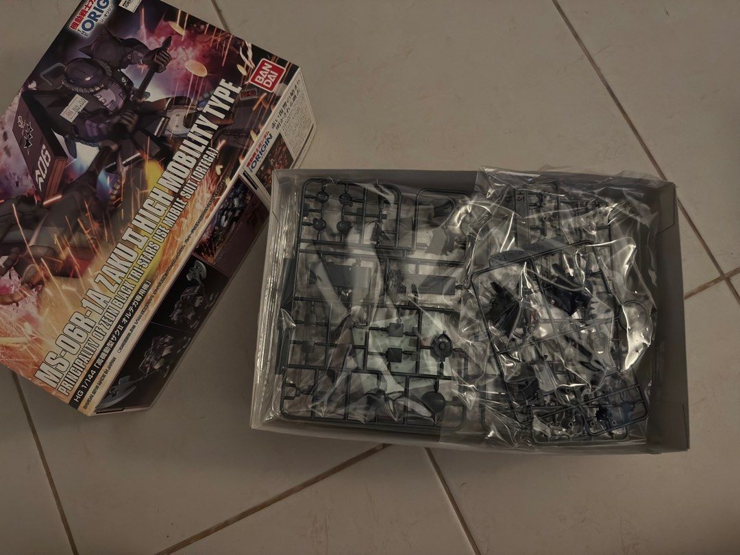 Bandai HG GTO Zaku II High Mobility Type Black Tristar Ortega, Hobbies & Toys, Toys & Games on ...