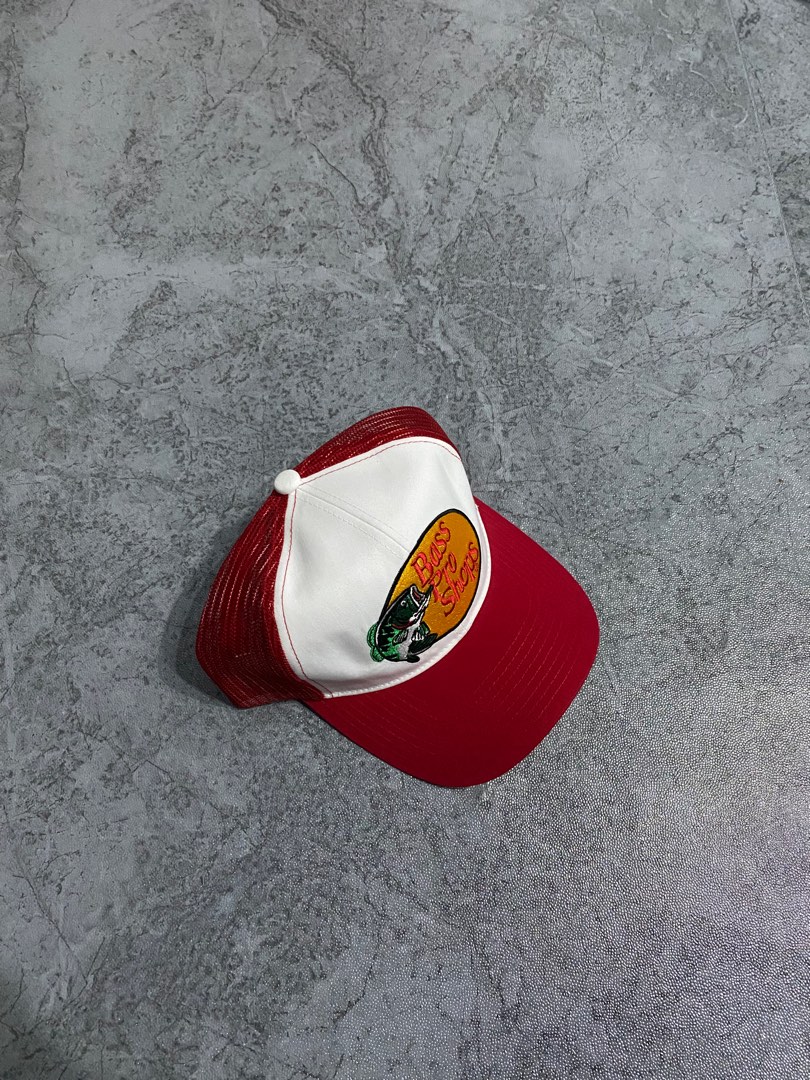 Bass Pro Shop Red Embriod, Men's Fashion, Watches & Accessories, Caps ...