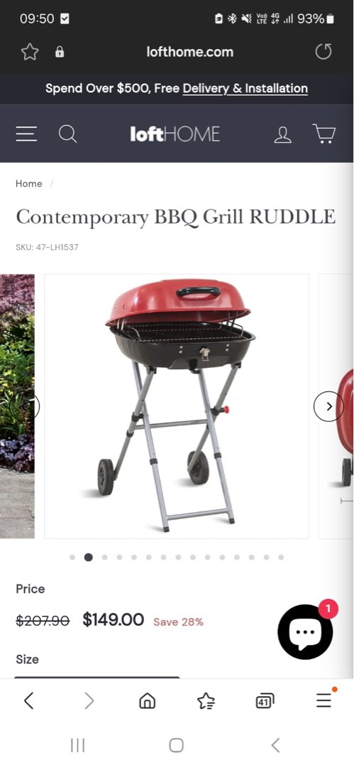 BBQ grill ruddle, TV & Home Appliances, Kitchen Appliances, BBQ, Grills ...