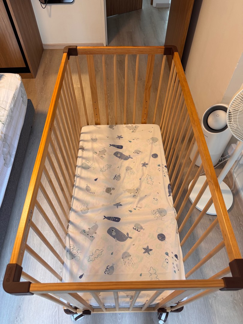 Beblum Baby Cot (Very well maintained), Babies & Kids, Baby Nursery ...