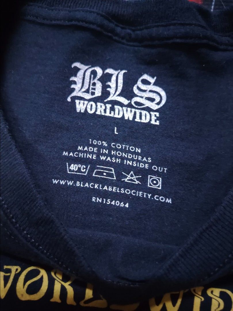 Black Label Society "Grimmest Show On Earth" t shirt, Men's Fashion ...