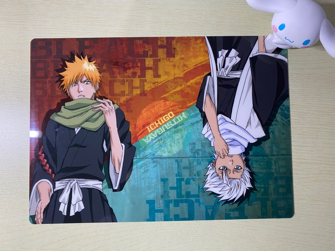 Bleach Underlay A4 Poster Ichigo & Hitsugaya, Hobbies & Toys, Collectibles & Memorabilia ...