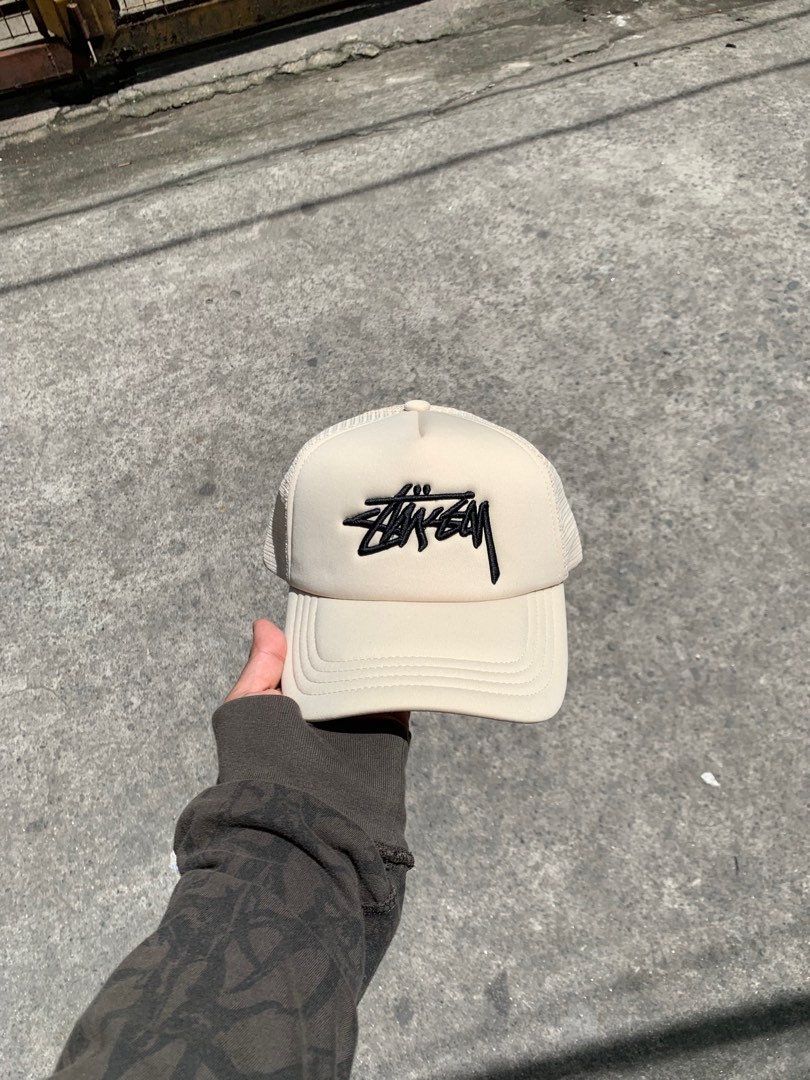 Brandnew stussy trucker cap embroidery, Men's Fashion, Watches ...