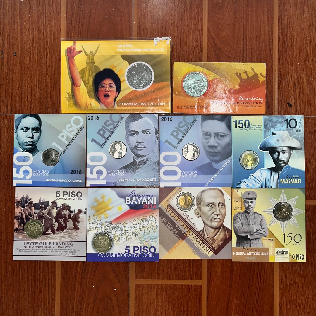 BSP Original Blister Packs & 10p People Power Commemorative (Private ...