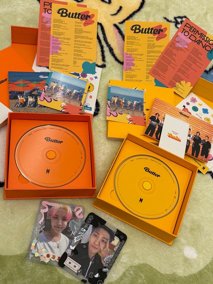 BTS BUTTER ALBUM SET, Hobbies & Toys, Collectibles & Memorabilia, Fan ...