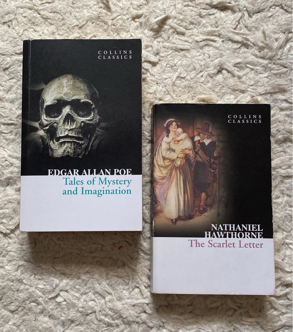 bundle of 2 fictional literature edgar allan poe tales of mystery and ...