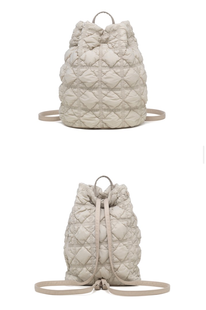 Carlyn Clover Backpack in Spring Gray, Women's Fashion, Bags & Wallets ...