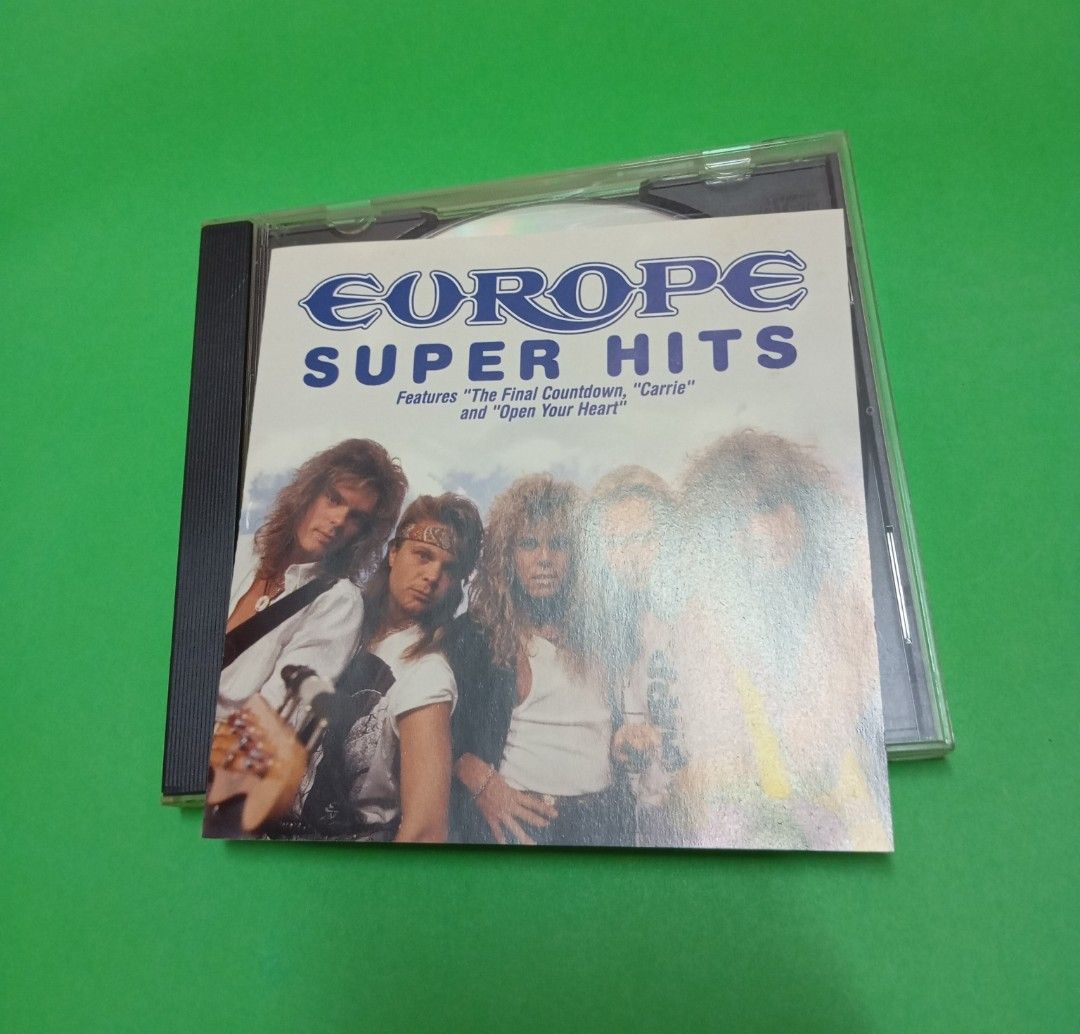 CD EUROPE : SUPER HITS ALBUM (1998) GLAM ROCK HAIR METAL CLASSIC ...