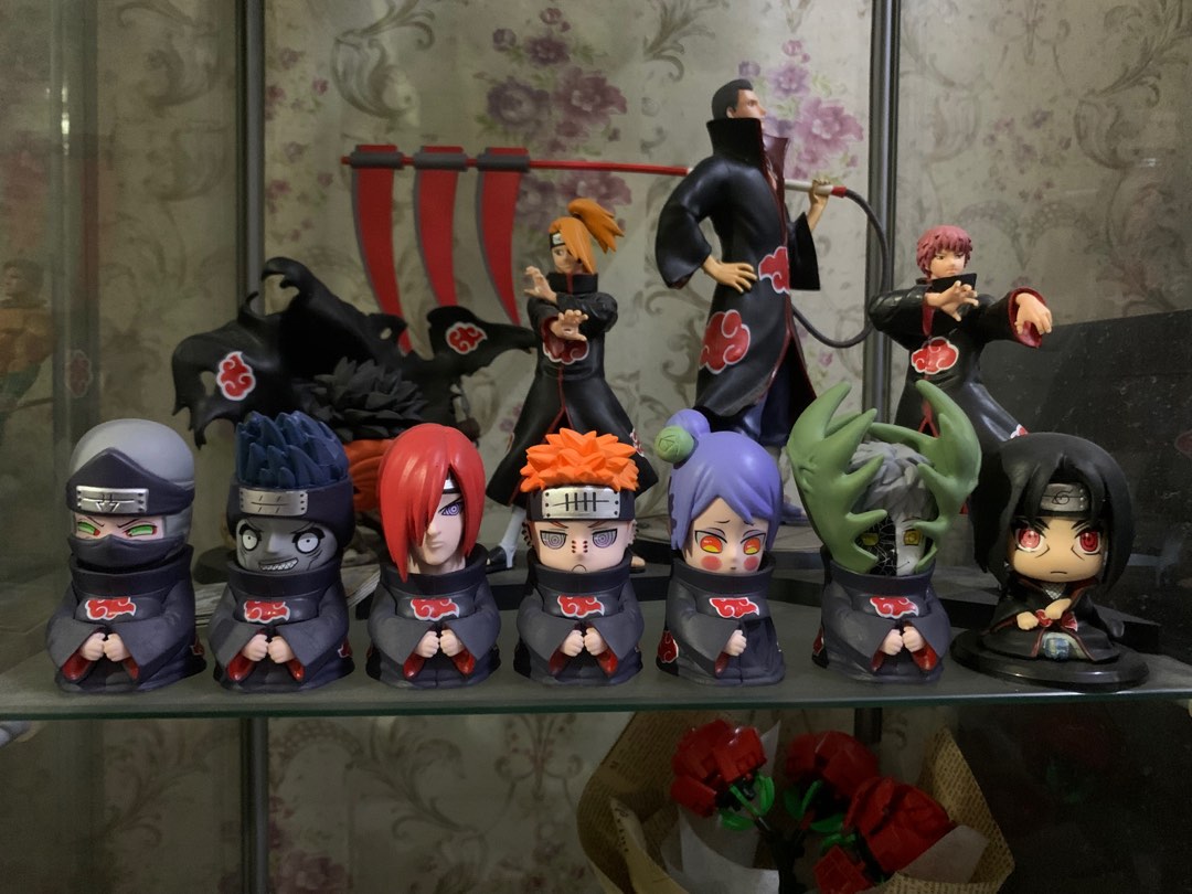 Chibi Naruto Set (Akatsuki members), Hobbies & Toys, Toys & Games on ...