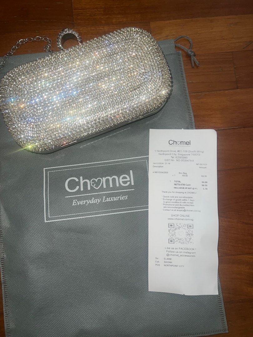 Chomel Box Bag, Women's Fashion, Bags & Wallets, Shoulder Bags on Carousell
