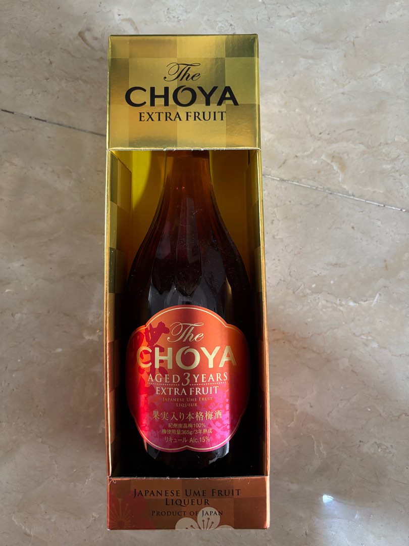 Choya extra fruits 720ml, Food & Drinks, Alcoholic Beverages on Carousell