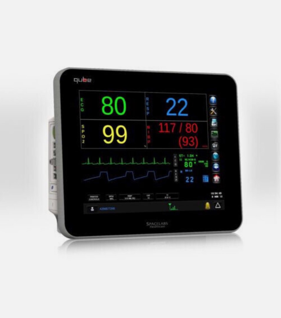 CLEARANCE SALE Warehouse - Spacelabs Qube 91390 Compact Patient Monitor ...