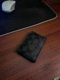 Coach Id Card Holder, Men's Fashion, Watches & Accessories, Wallets ...