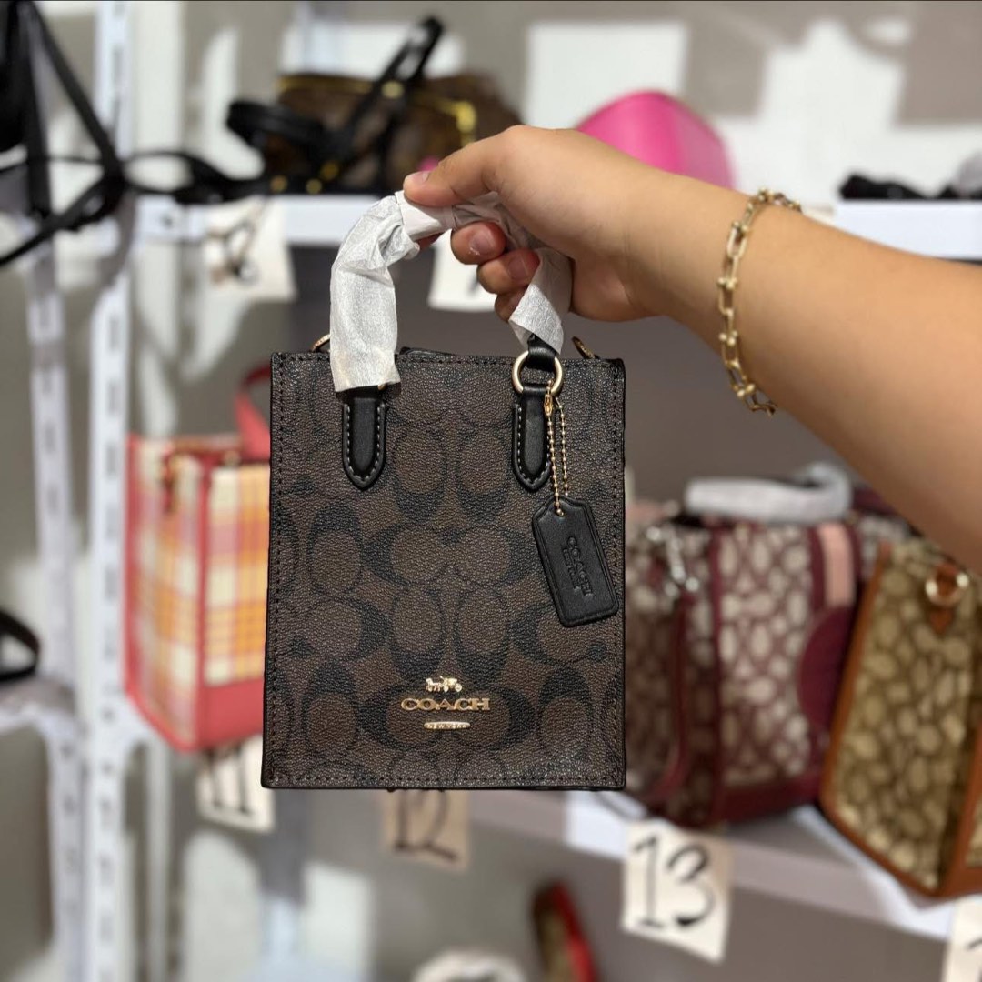 Coach mini tote, Women's Fashion, Bags & Wallets, Cross-body Bags on ...