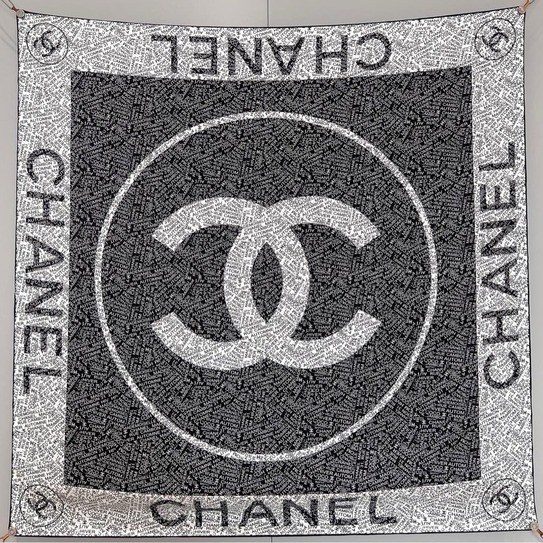 Co-Co CHANEL Scarf For Woman /_CC90CC_036 Color Available Authentic 100 ...