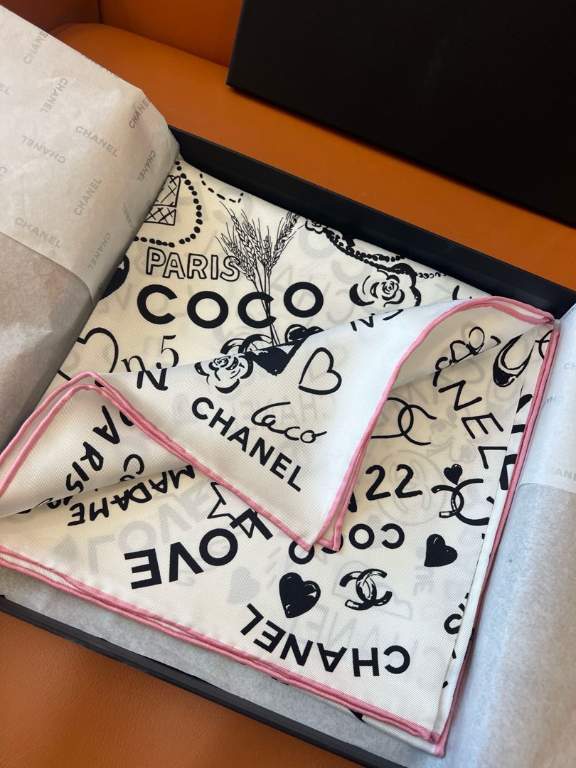 Co-Co CHANEL Scarf For Woman /_CC90CC_069 Color Available Authentic 100 ...