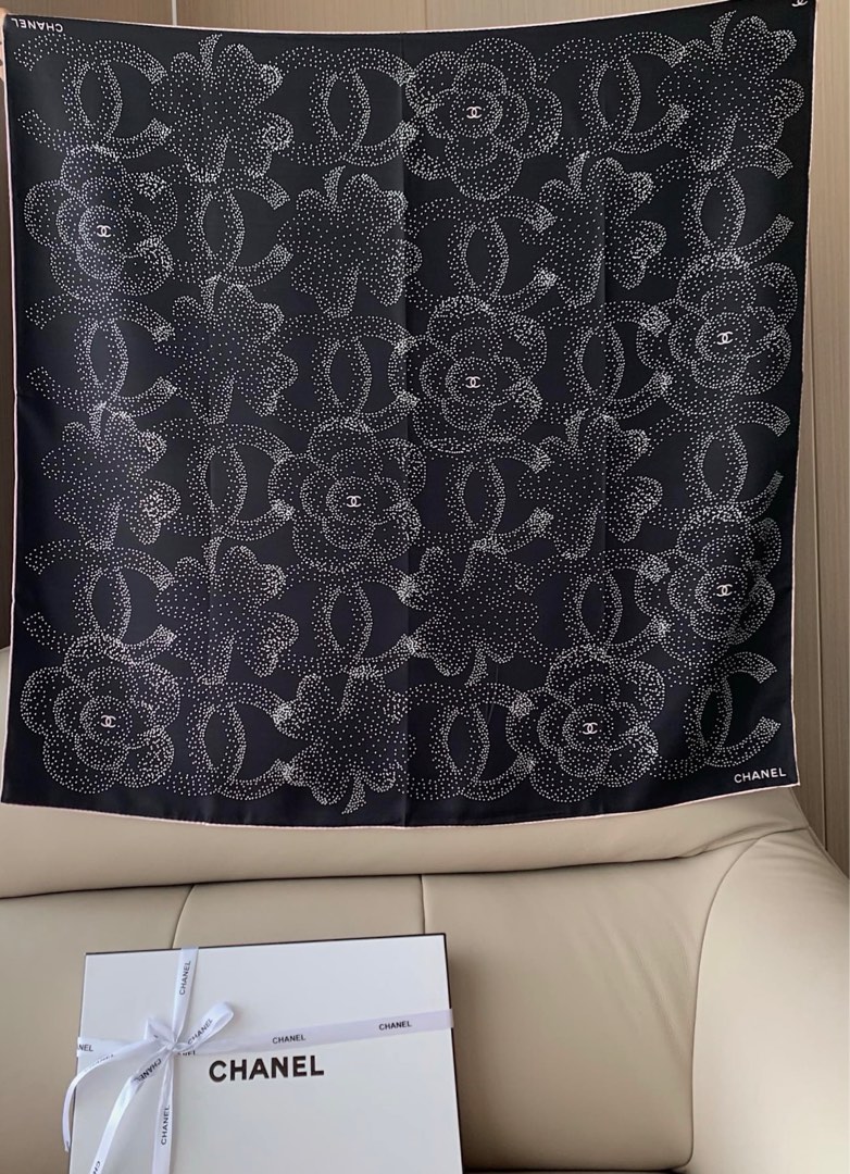CoCo CHANEL Scarf For Woman /-CC90CC004 Color Available Authentic 100% ...
