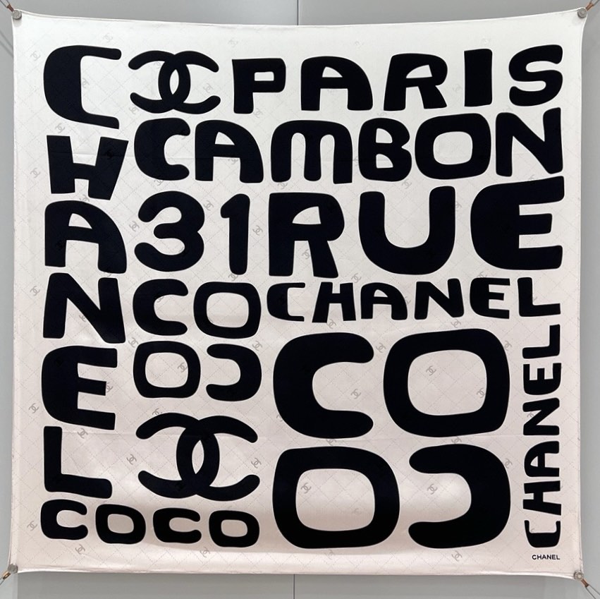 CoCo CHANEL Scarf For Woman /-CC90CC008 Color Available Authentic 100% ...