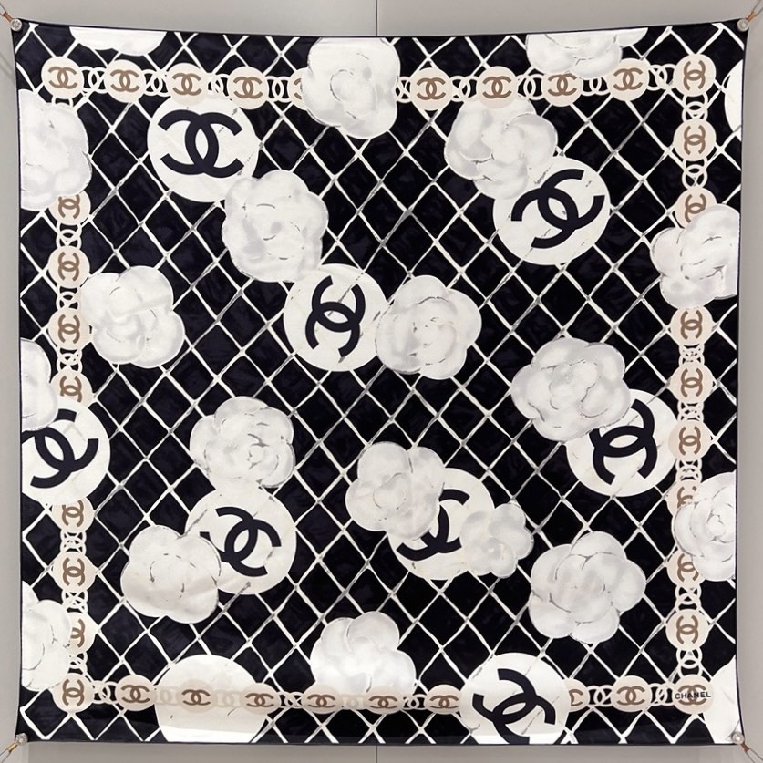 CoCo CHANEL Scarf For Woman /-CC90CC010 Color Available Authentic 100% ...