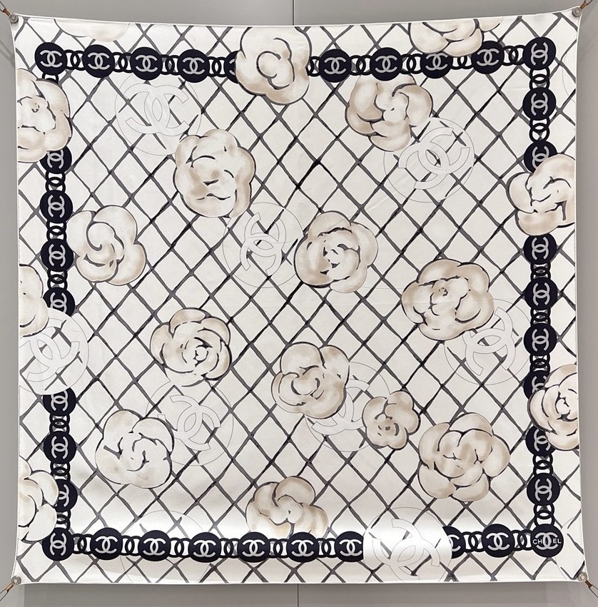 CoCo CHANEL Scarf For Woman /-CC90CC011 Color Available Authentic 100% ...
